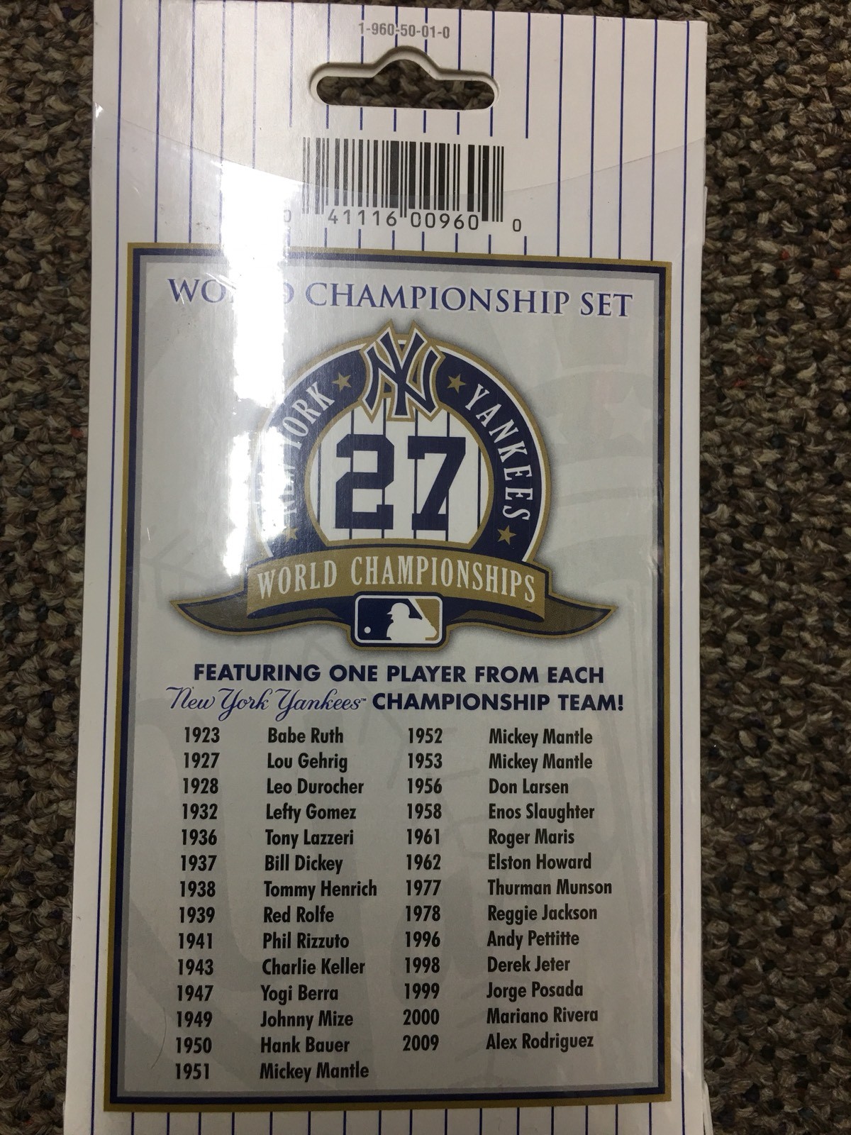 New York Yankees 27 World Championships Box Set-1952,Jeter,Ruth ...