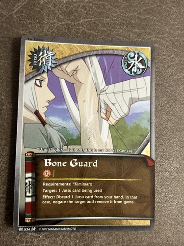 Bone Guard Ccg Naruto Holo Foil #534 Nm 1st edition | eBay