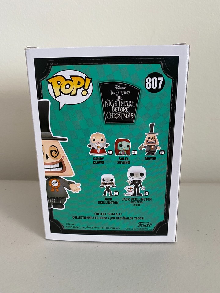 Funko Pop! Disney Nightmare Before Christmas Mayor #807 Chase Figure | eBay