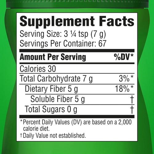 Benefiber Healthy Shape Prebiotic Fiber Supplement Powder 33 Servings ...