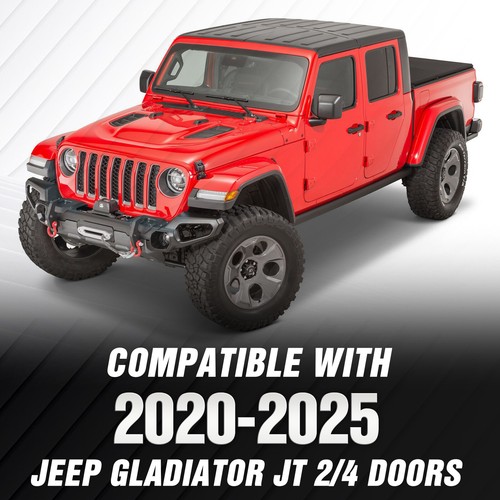 Full Width Rear Bumper W/ Sensor Holes For 2020-2025 Jeep Gladiator JT ...