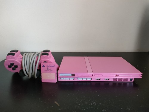 *FAULTY* PS2 Slim Pink Console with Controller Memory Card, No Power ...