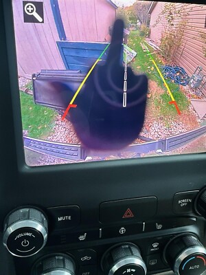 PRANK BACK UP CAMERA STICKER - MIDDLE FINGER | eBay