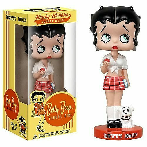 Betty Boop Schoolgirl PVC Bobble-Head 16Cm Funko Wacky Wobbler ...