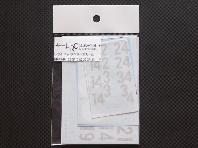 MFH Model Factory Hiro 1/24 Ferrari 275P '64 & 330P '64 Spare Decal SDK ...