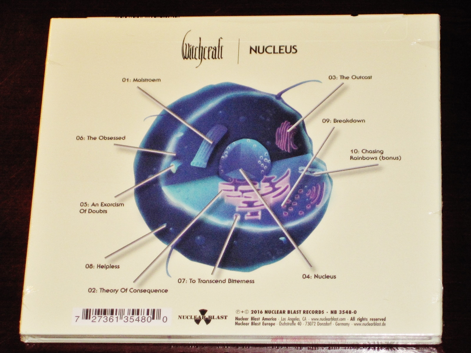 Witchcraft: Nucleus CD 2016 Bonus Track Nuclear Blast Records 3548-0 Digipak NEW 727361354800 | eBay