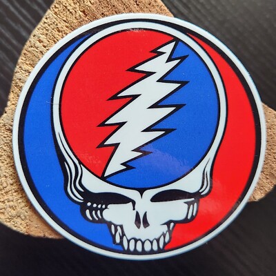 3” Grateful Dead 💀⚡ Stealie Vinyl Stickers SYF Steal Your Face PREMIUM ...