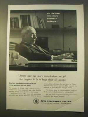1963 Bell Telephone Ad - The More Distributors We Get | eBay