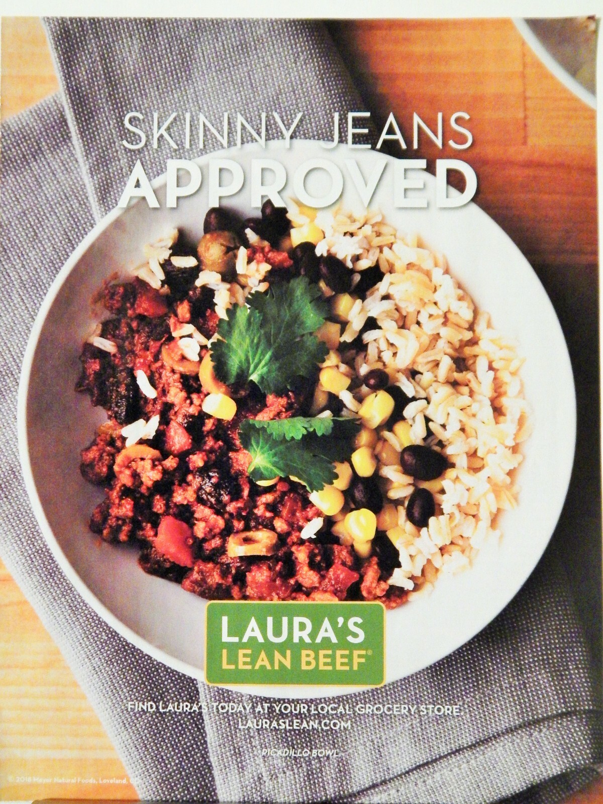 LAURA'S LEAN BEEF ORIGINAL VTG 2018 ADVERTISEMENT, | eBay