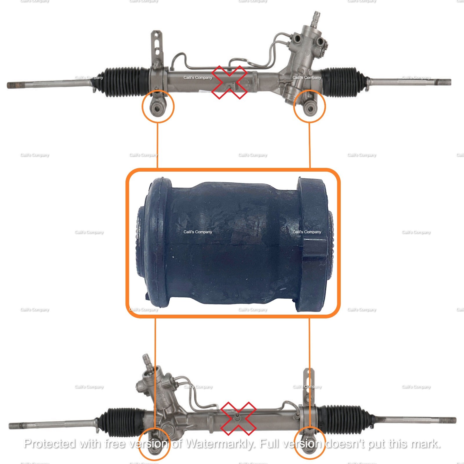 45516-42020 For 2001 TOYOTA Rav4 Steering Gear Pinion and Rack Mounting ...