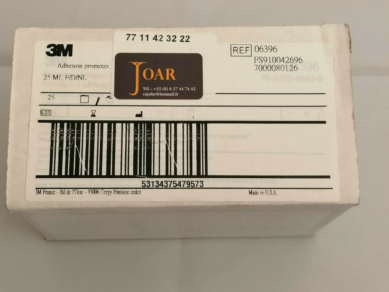 3M 06396 Adhésion promoteur Primaire d'adhésion pour réparation ...