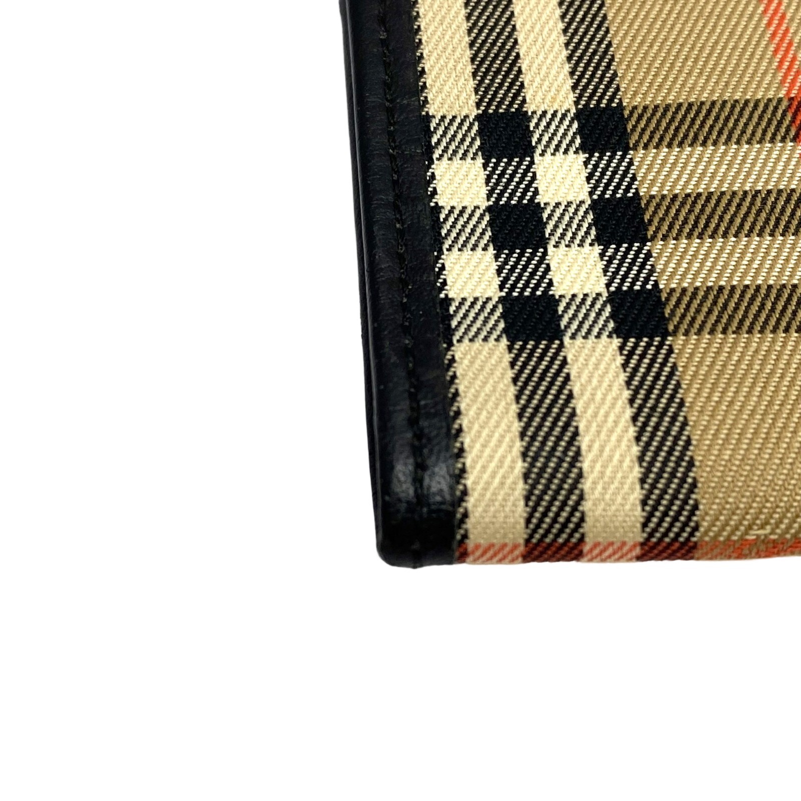 Burberry Vintage Notebook Cover Billfold British Chec… - Gem