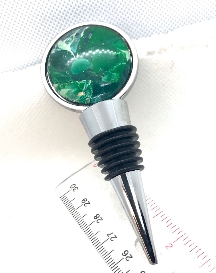 Handmade Hand painted Wine bottle stoppers unique gift ideas wearable ...