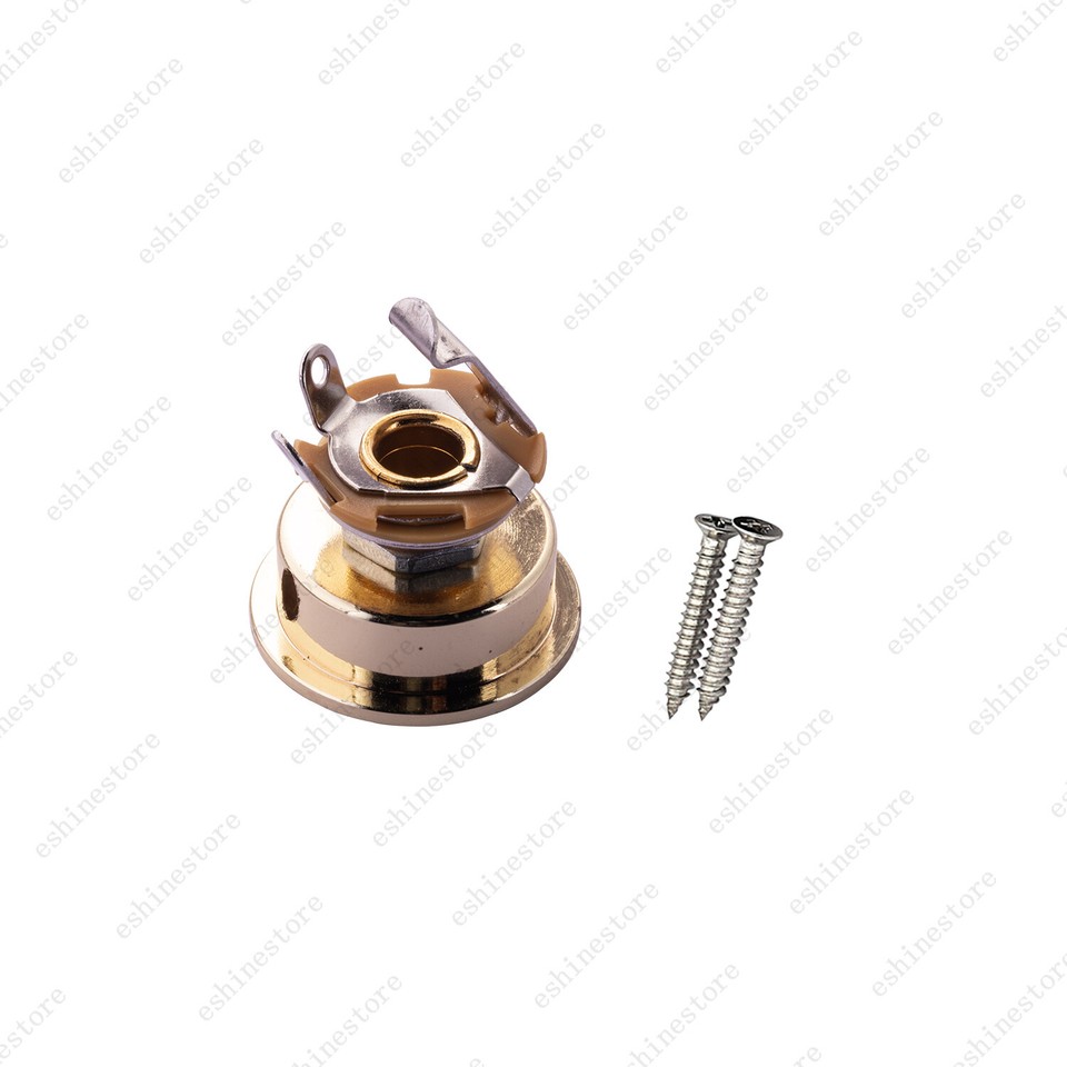 3 Colors Thickened Round Cup Jack Plate Output Socket with Screws for ...