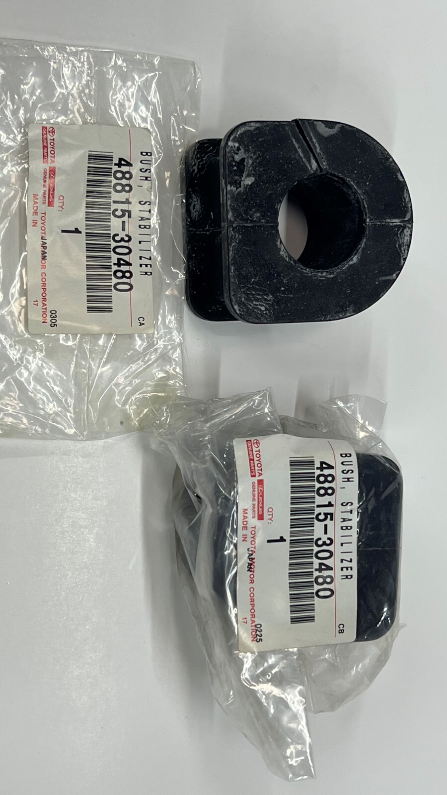 2-Pc Pk Genuine Lexus (1998-2001) Front Suspensn Stabilizer Bushing ...