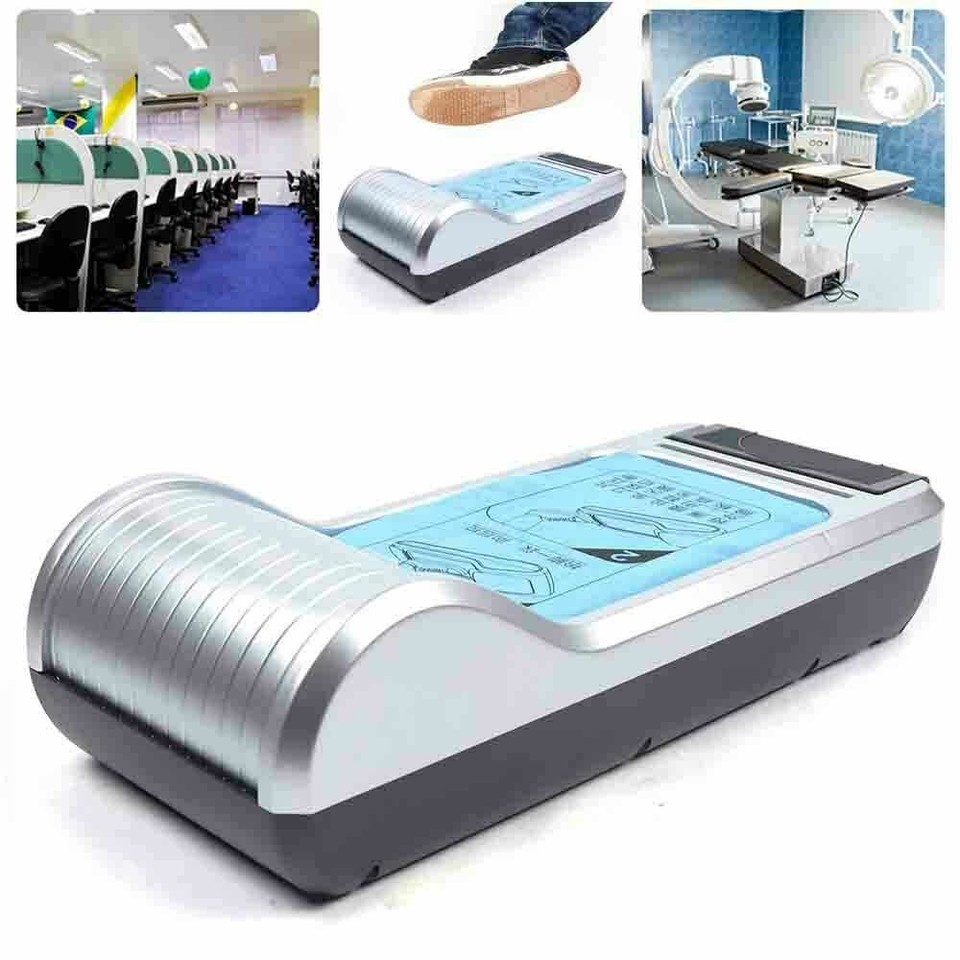Automatic Shoe Cover Dispenser Machine W/ 600 Disposable Shoe Films ...