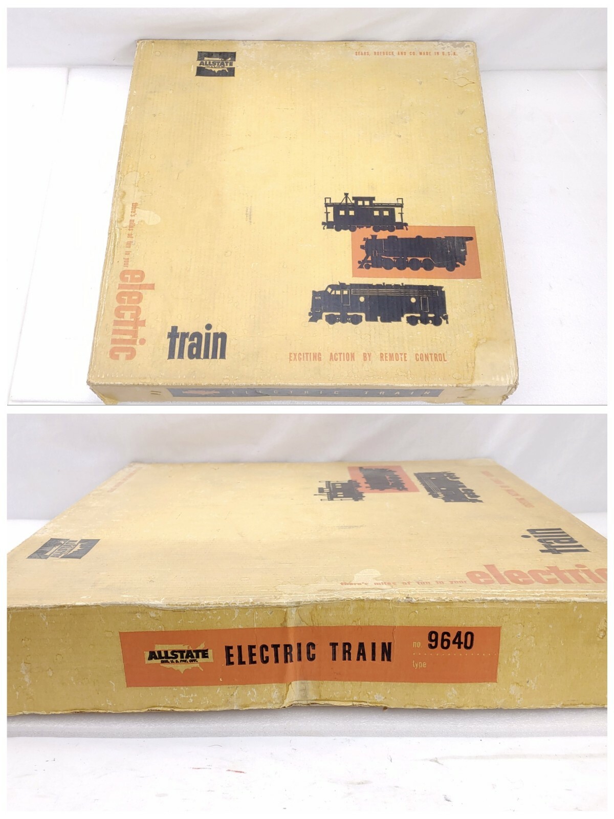 Marx Allstate 9640 Train Set 666 Steam Locomotive Engine Tender O Scale ...