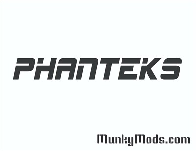 Phanteks Logo Computer PC Case Window Applique Vinyl Decal (Color ...