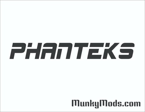 Phanteks Logo Computer PC Case Window Applique Vinyl Decal (Color ...