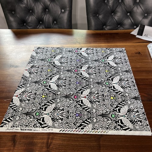 Tula Pink Linework Tall Tails 1/2 Yard + Free Spirit Cotton Fabric 22 ...