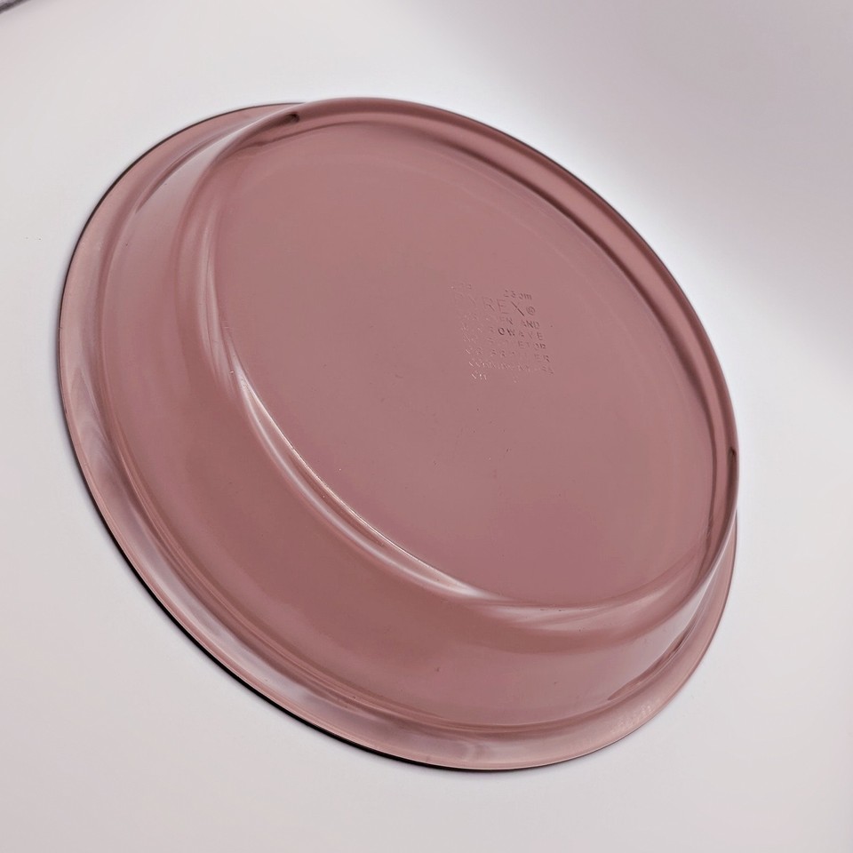 Vintage Pyrex Cranberry Amethyst Pie Plate 9" | Purple Glass Bakeware ...