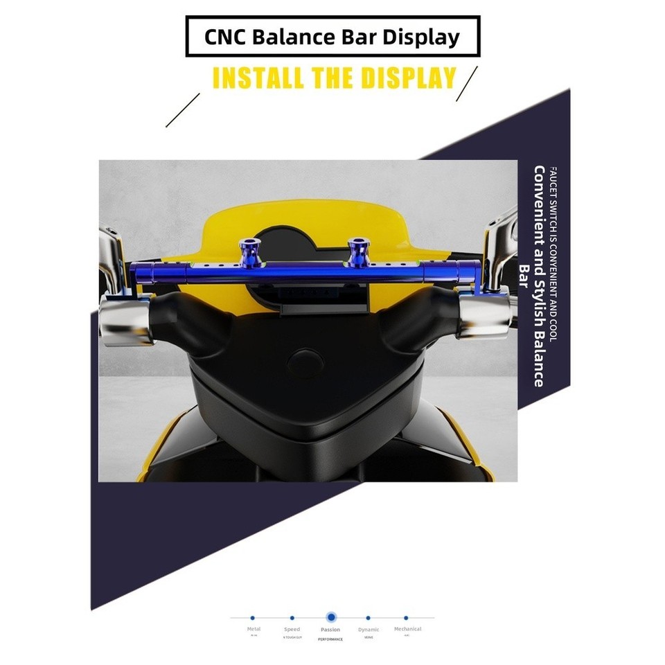 Aftermarket Part Handlebar Extension Adjustable Length Multi-function ...