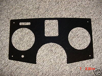 FIERO DASH TRIM PANEL CUSTOM KIT, 3-PIECES NON GT/FORMULA/SE, NEW, 4,5 ...