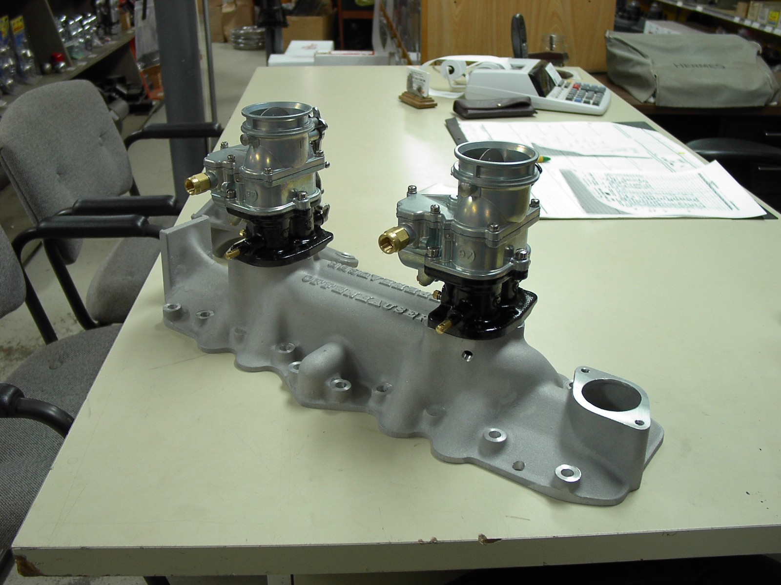 NOS Offy Offenhauser 42-48 59A Ford Mercury flathead stromberg 97 2 ...