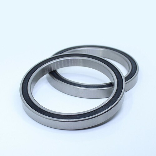 1PC 6819-2RS (95x120x13 mm) Metal Rubber Ball Bearing Bearings BLACK ...