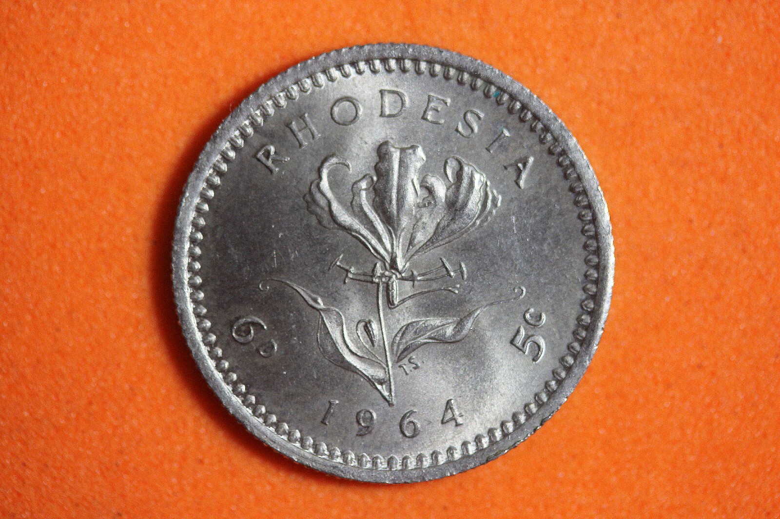 1964 Rhodesia 6 Pence Copper-Nickel Coin #M19328 | eBay