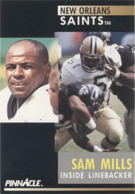1991 Pinnacle Sam Mills #68 for sale | eBay