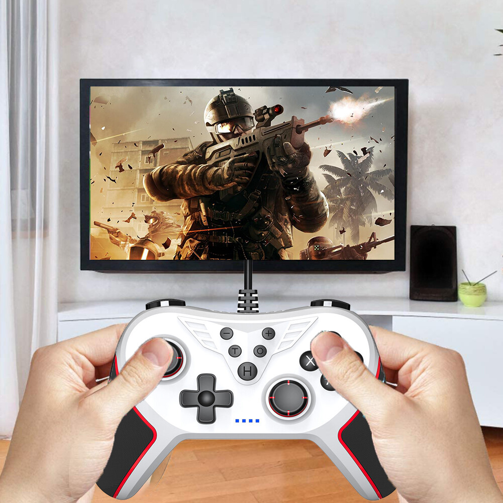 USB Wired Gamepad Useful 2m Cable Wired Game Controller for Switch ...