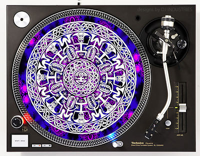 RAVE MANDALA - DJ SLIPMAT 1200's or any turntable, LP record player | eBay