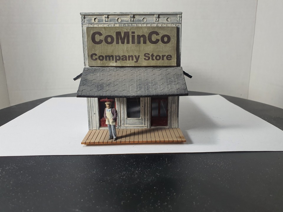 O Scale Coal Mining Company Store Building for Your Train Layout | eBay