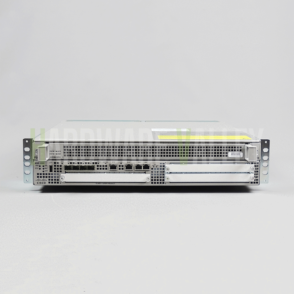 CISCO ASR1002 + 2x ASR1002-PWR-AC Chassis,4 built-in GE, Dual P/S,4GB ...