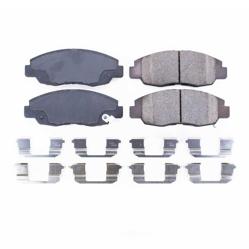 Disc Brake Pad Set-Front Z17 Low-Dust Ceramic Brake Pads with Hardware ...
