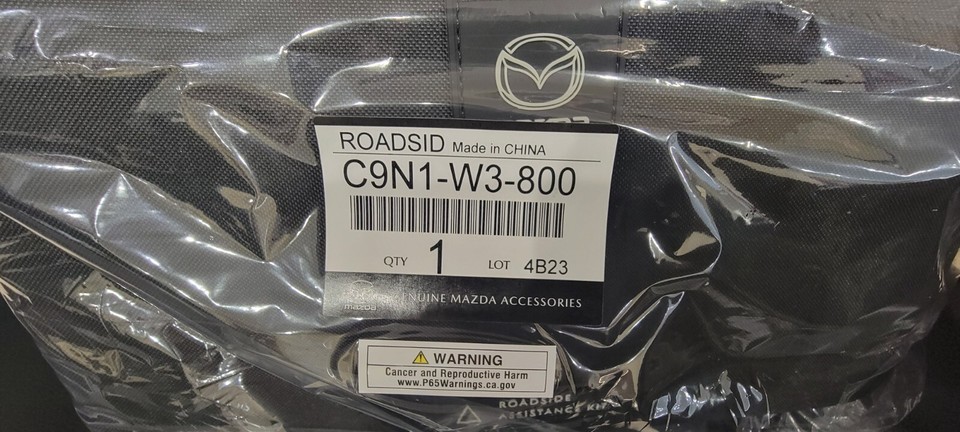BRAND NEW OEM Genuine Mazda Roadside Assistance Kit C9N1-W3-800 BRAND ...