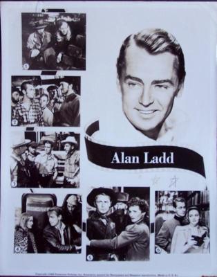 ALAN LADD multi pictures Paramount promotion,1948 , Oversize, fg28 | eBay