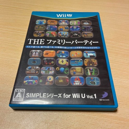 Simple 2000 Series Wii U Vol. 1 The Family Party Nintendo WiiU Japanese ...