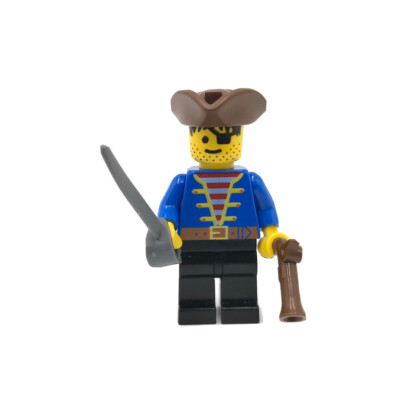 LEGO Pirate Blue Jacket Black Legs minifigure Pirates 6286 6263 1891 ...