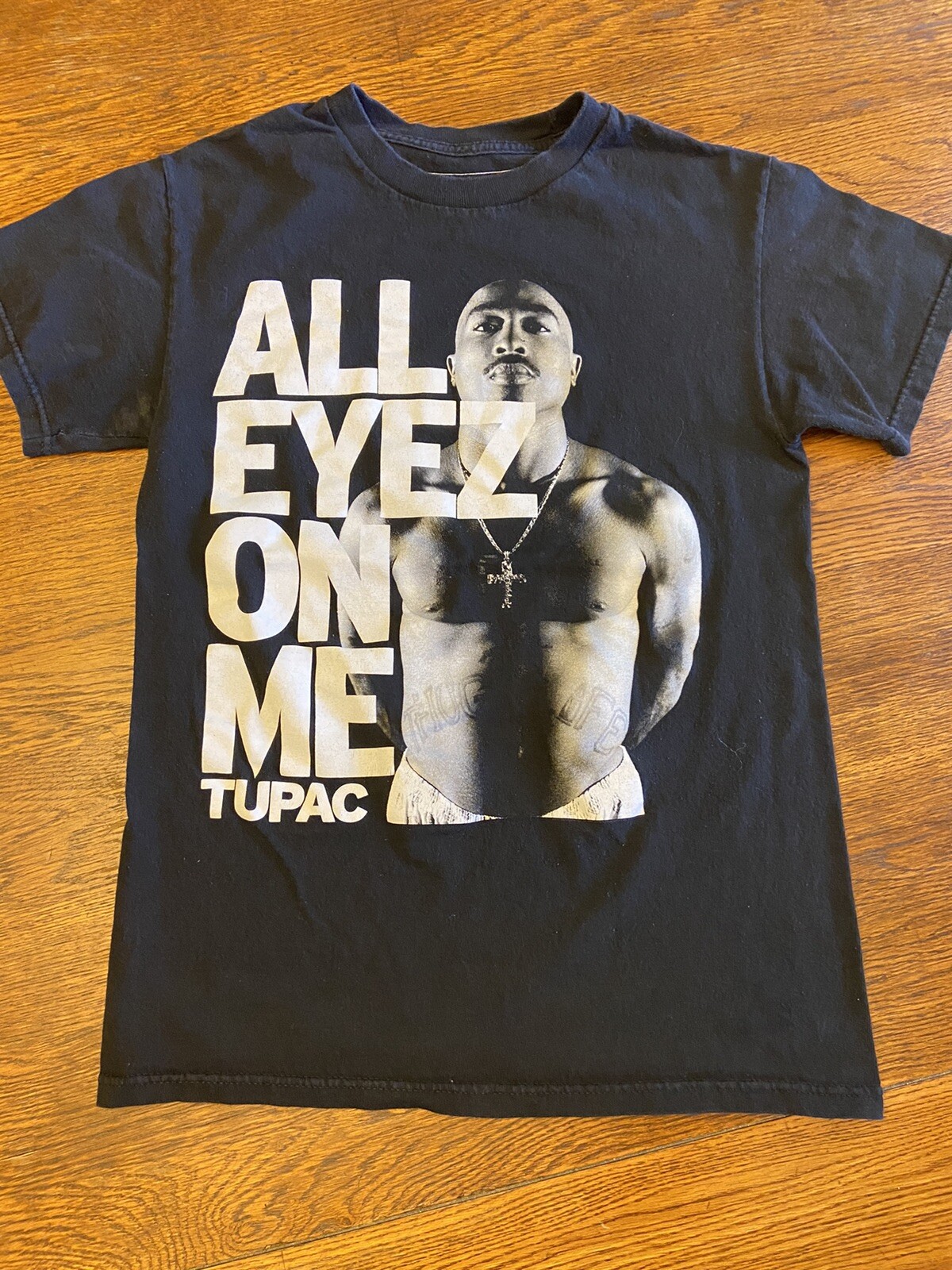 All Eyez On Me Tupac 2pac Graphic Shirt Sz S - Gem