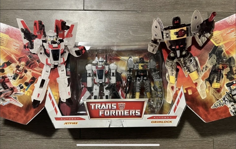Hasbro Transformers TFCC Exclusive Classic RID JETFIRE+GRIMLOCK Limited ...