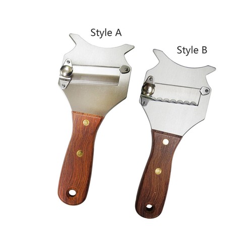 Stainless Steel Truffle Slicer Utensils with Wood Handle Baking Tools ...