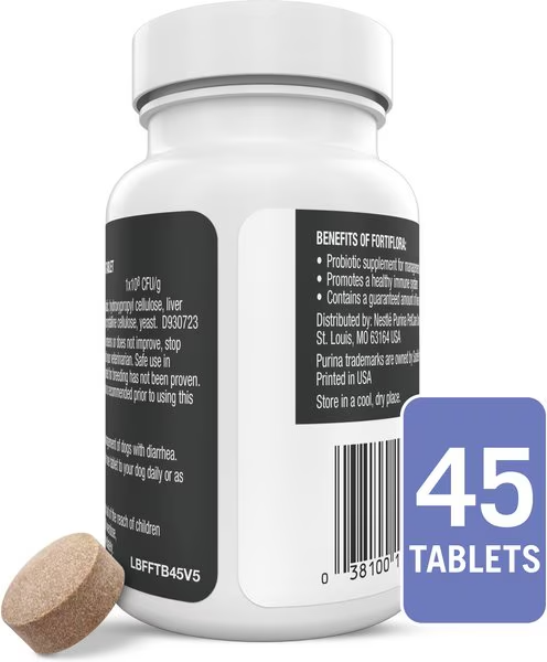 Purina FortiFlora Chewable Tablet (45 tablets) | eBay
