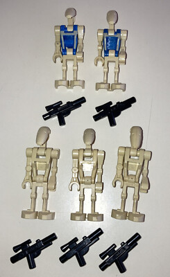 LEGO Star Wars Battle Droid / Pilot Droid Minifigures With Blasters | eBay