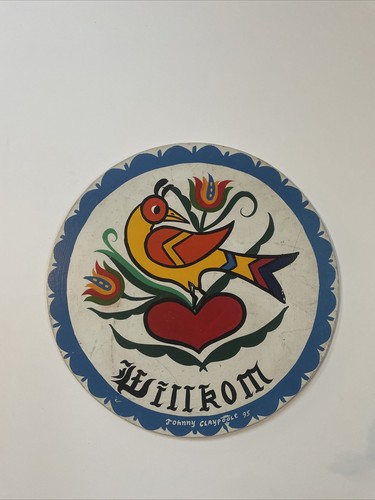 Pennsylvania Dutch Hex Sign - Signed By Johnny Claypool 1995! Very Rare ...