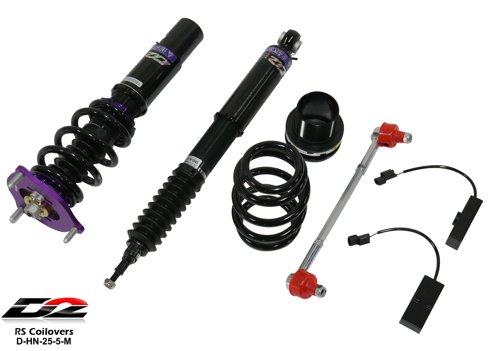 D2 Racing RS Coilovers 36 WAY Adjustable For 18-22 Accord, 17-22 Civic ...