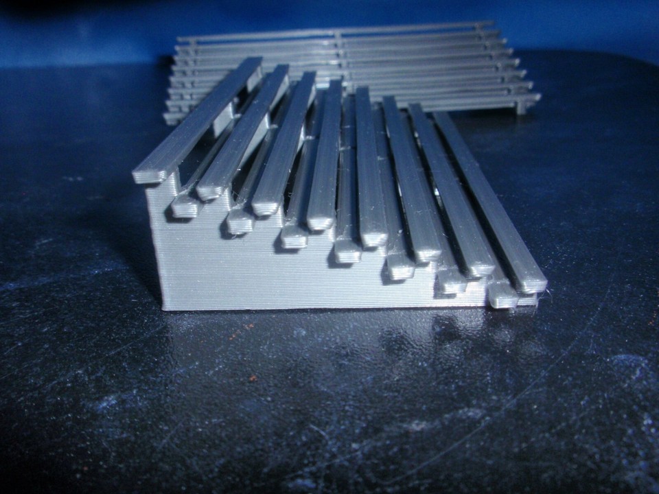 HO Scale Straight Bleachers 2 Pack - Custom colors - Type #3 | eBay