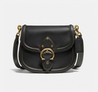 COACH C0749 Beat saddle bag Black NWT | eBay