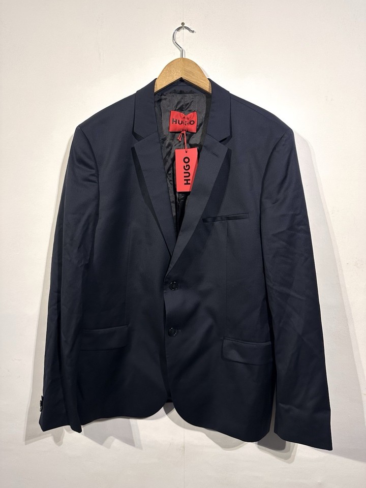 Hugo Boss Men’s Arti Hesten Virgin Wool Blazer Jacket - Size UK 56 ...